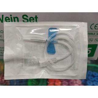 Scalp Vein Set G21, G23 and G25 Butterfly ( Blue - Orange Color) - Sold ...
