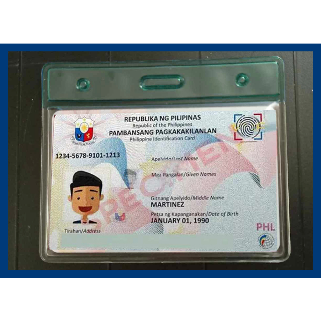 ID CASE / ID PROTECTOR / PVC - 1 PC. - GREEN | Shopee Philippines