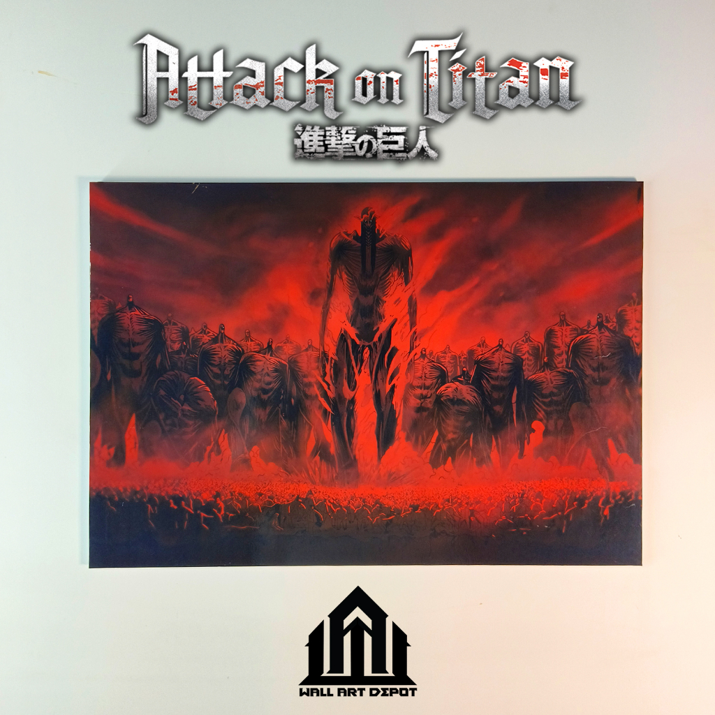 Attack on Titan: "The Rumbling" Wall Art / A3 size in 5mm thickness ...