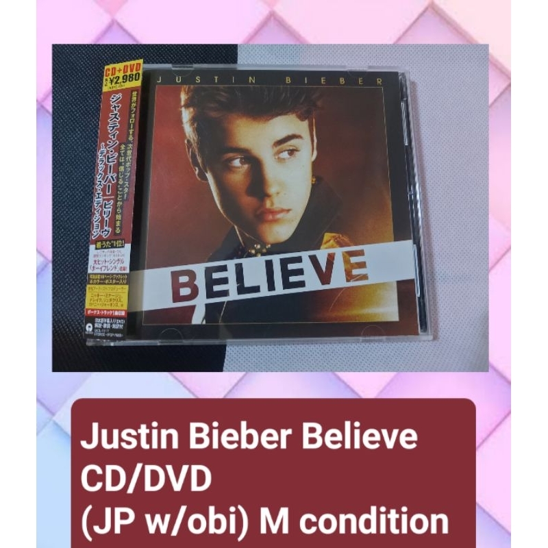 (unsealed) Justin Bieber Believe CD/DVD | Shopee Philippines