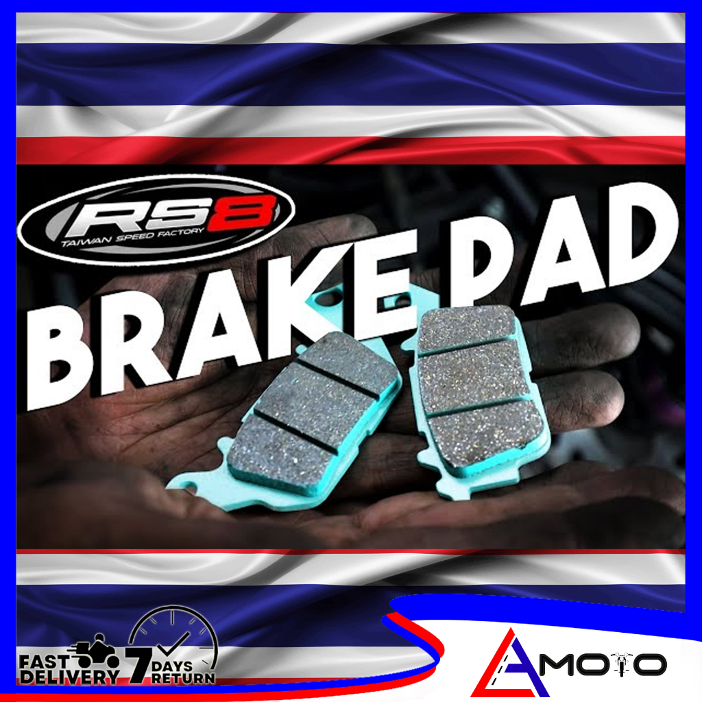 RS8 BRAKE PAD CLICK 150 / CLICK 125 / MIO SOUL / SNIPER 150 / REAR NMAX ...