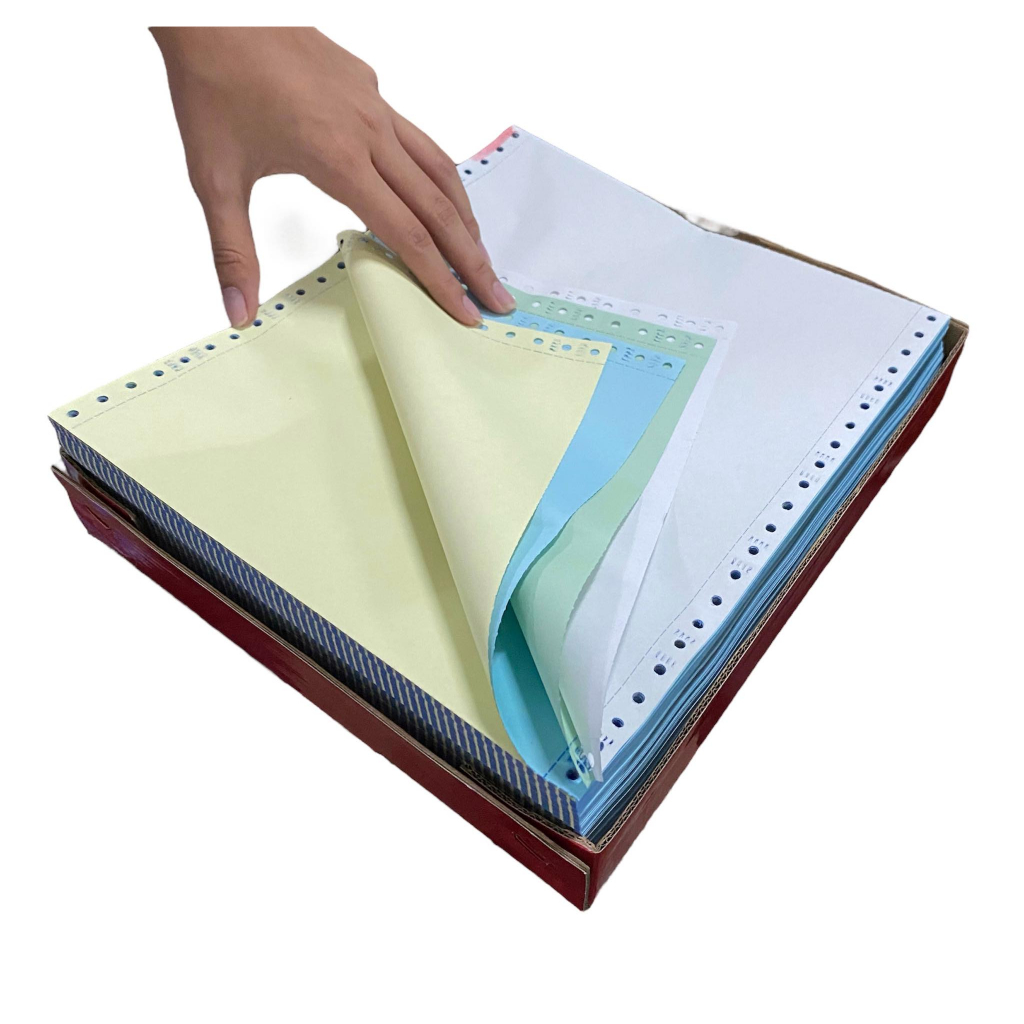 AEON 5Ply Carbonless Continuous Form 60gsm 1Whole Page 500Sheets 9.5 x ...