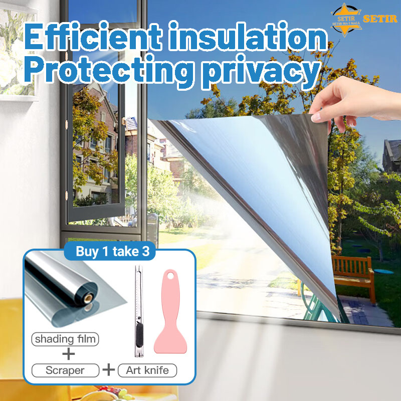 Window Film Privacy Film One-Way Mirror Protection UV Tint Glass Tinted ...