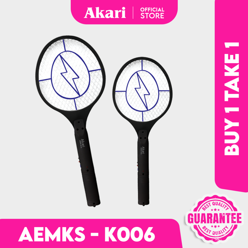 Akari AEMKS-K006 Electric Mosquito Swatter - Buy 1, Take 1 | Shopee ...