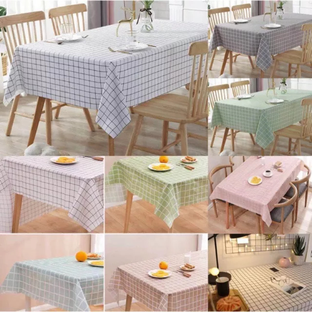 Waterproof & Oilproof Table Cover Protector Tablecloth | Shopee Philippines