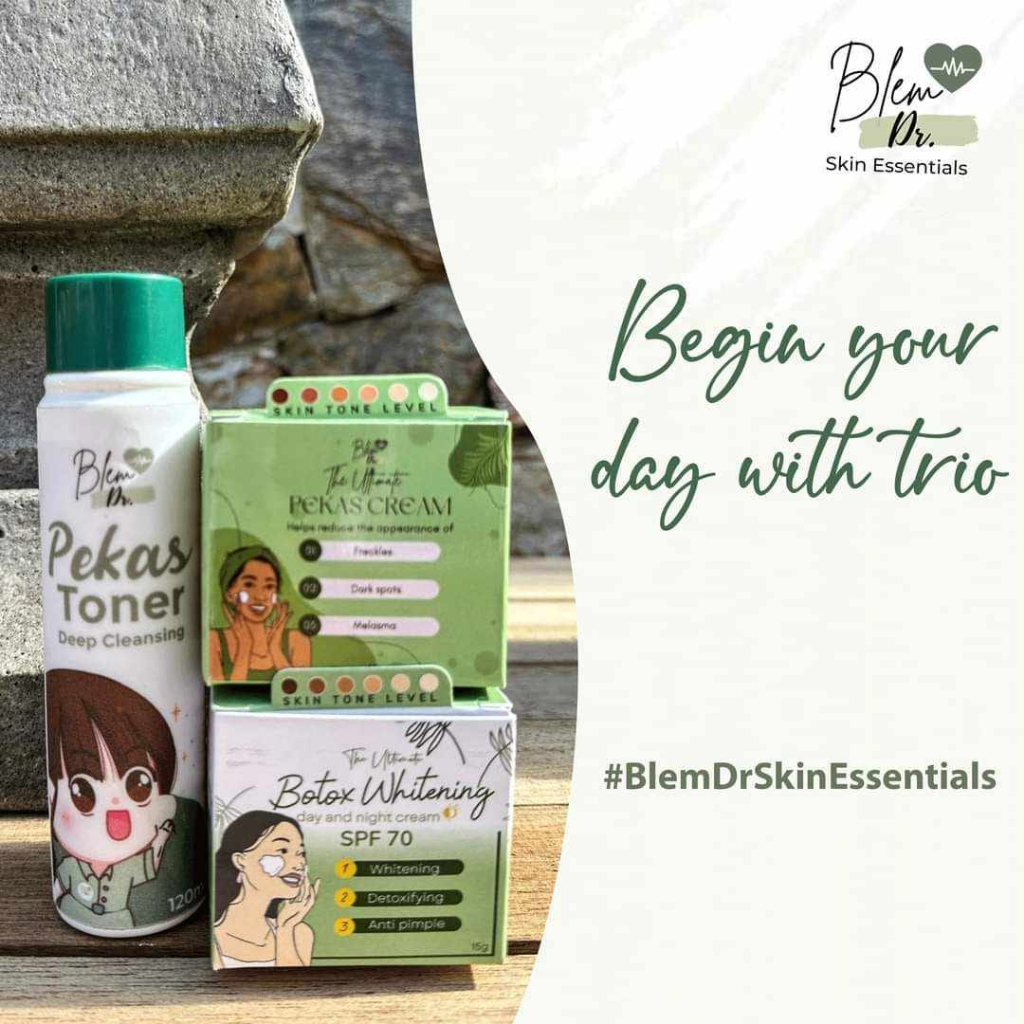 Blem Dr. Trio Set (Pekas - Botox - Toner) | Shopee Philippines
