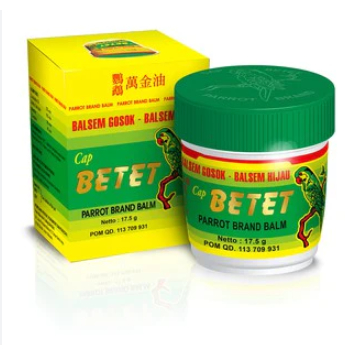 Betet Balm Eucalyptus oil + Menthol + Methyl Saliclate + Camphor 17.5g ...