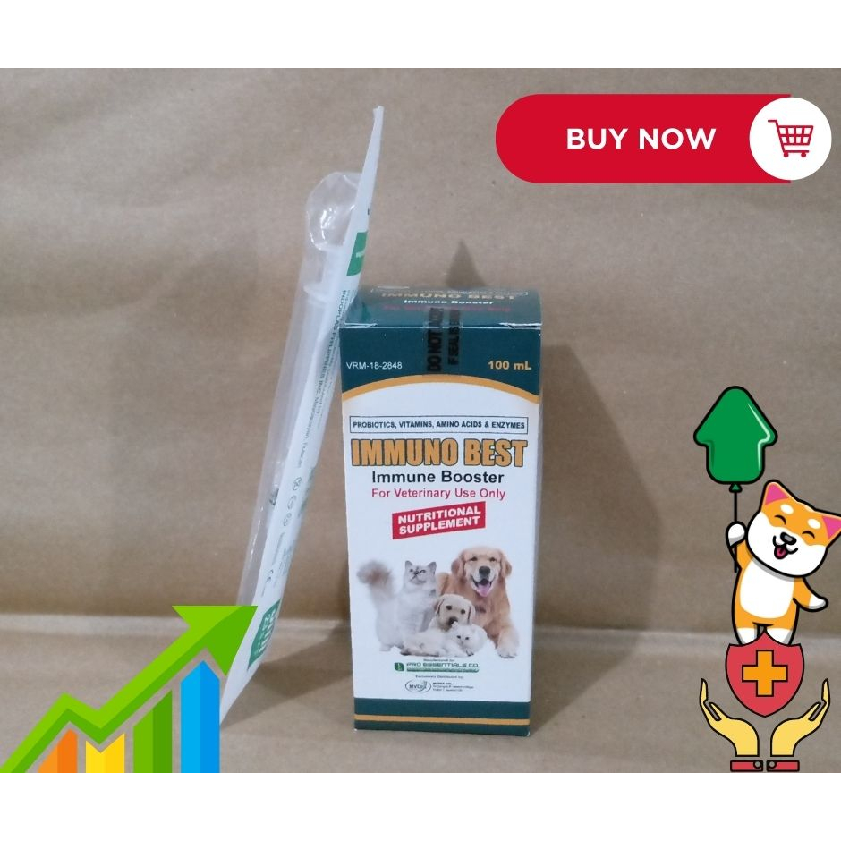Immuno Best Probiotic and Multivitamins for Dogs and Cats (100ml ...