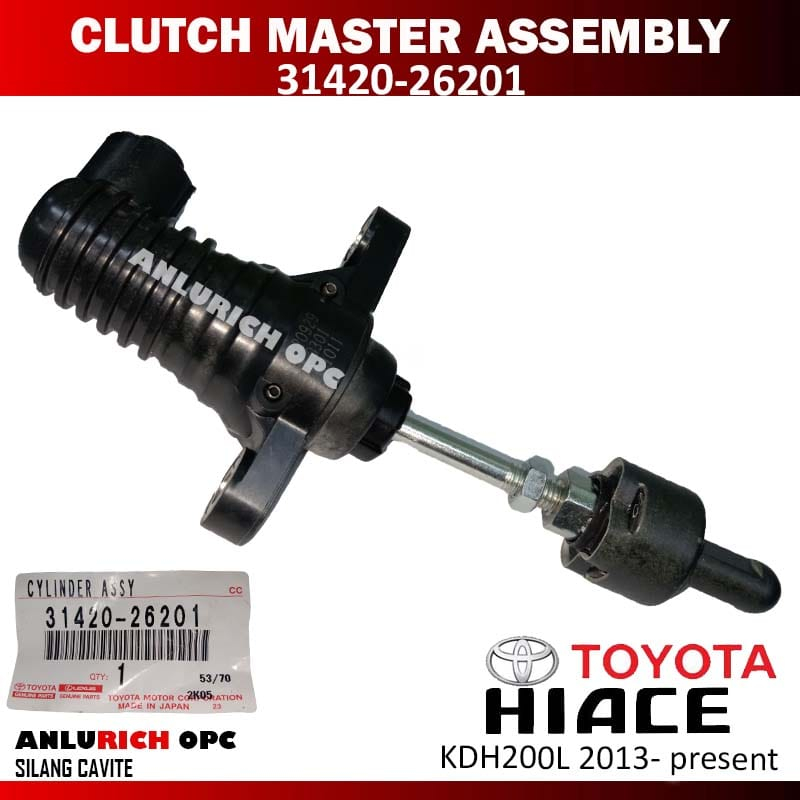 TOYOTA CLUTCH MASTER ASSY for TOYOTA HIACE KDH200L 2013- present pn ...