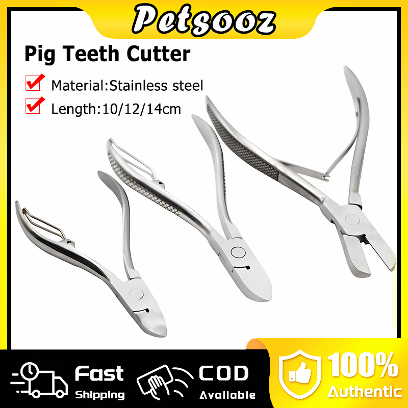 Piglet tooth cutter Stainless steel Pig teeth cutter Milk teeth pliers ...