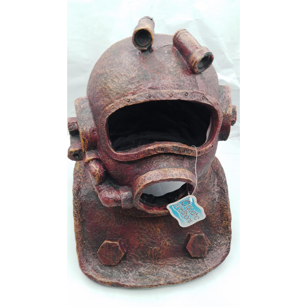 10 " AQUATIC CREATIONS Diving Helmet Divers Helmet Large Aquarium ...