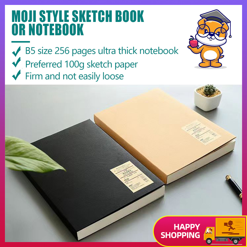 Sketch Book or Notebook Muji Style notebook Super Thick 100 GSM paper ...