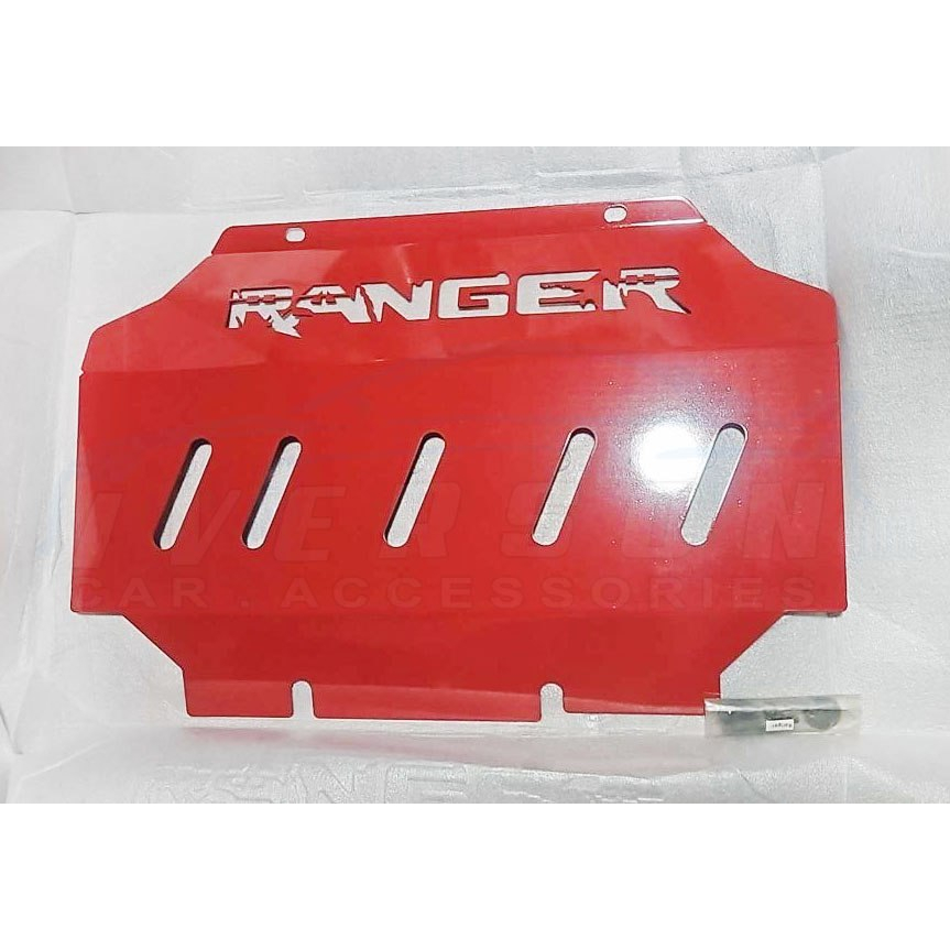 Ford Ranger 2016 to 2020 Skid Plate Under Engine Cover Skid Plate Red ...