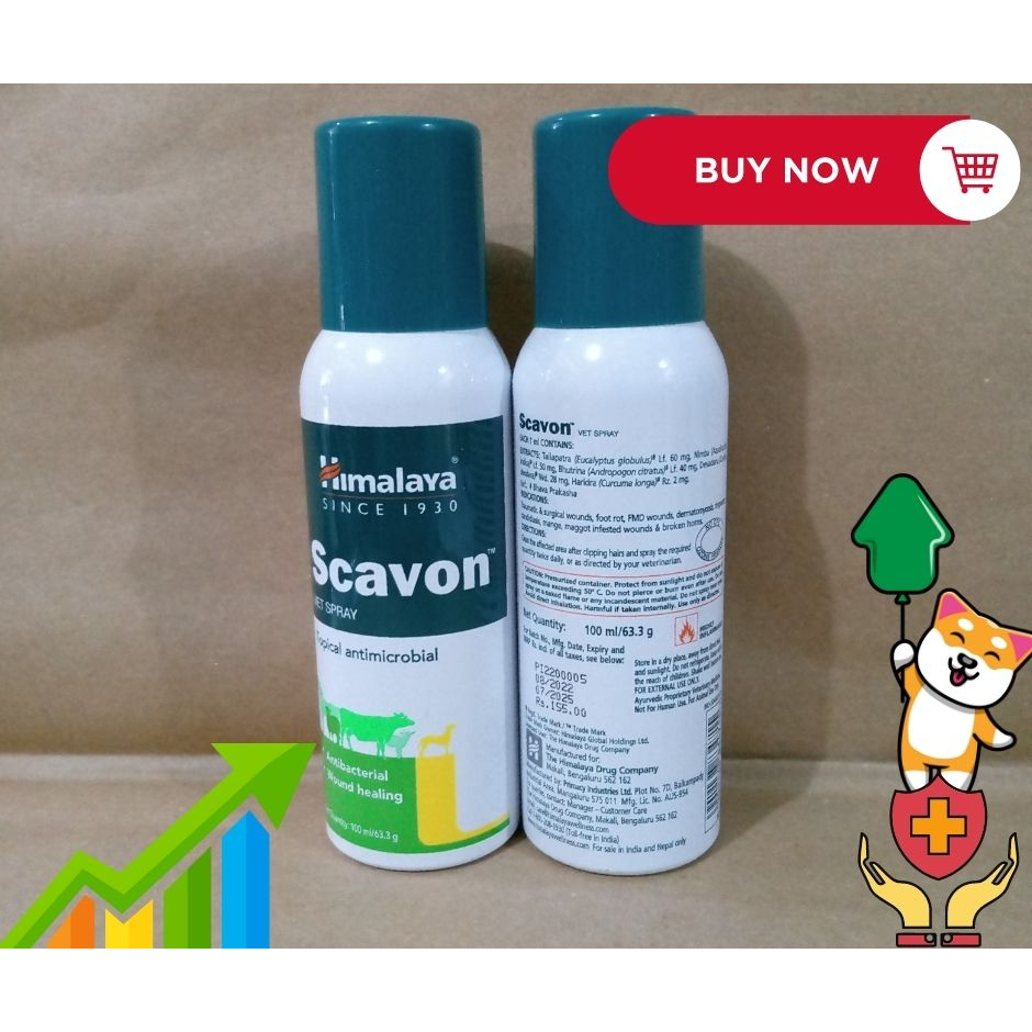 Himalaya Scavon Topical Wound Healer Vet Spray 100ml | Shopee Philippines