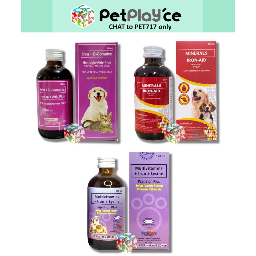Papi Iron Bion Plus B-Complex / Iron Aid / PaWell Hemoglo Aide Plus Dog ... Papi Iron Bion Plus B-Complex / Iron Aid / PaWell Hemoglo Aide Plus Dog ...