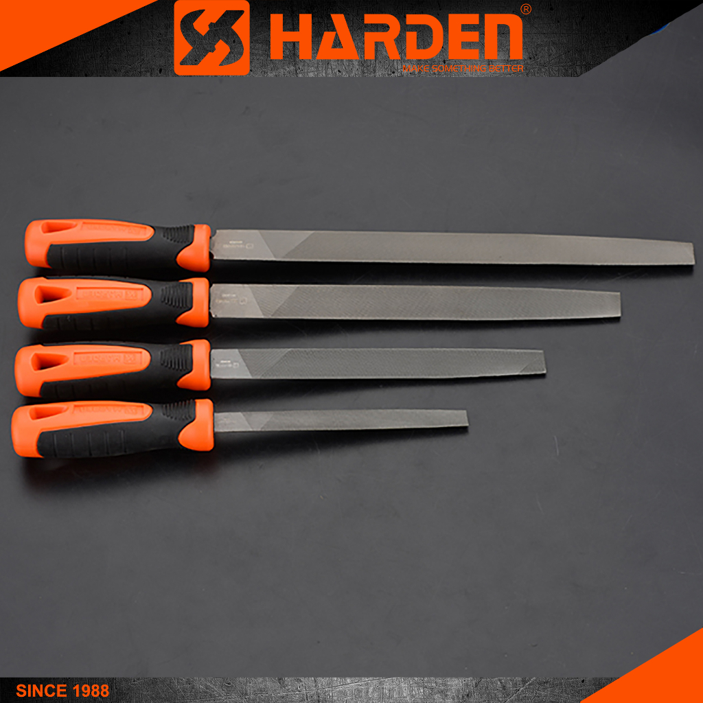 Harden Half Round Second Cut File With Soft Handle 6, 8, 10, 12 Inches ...