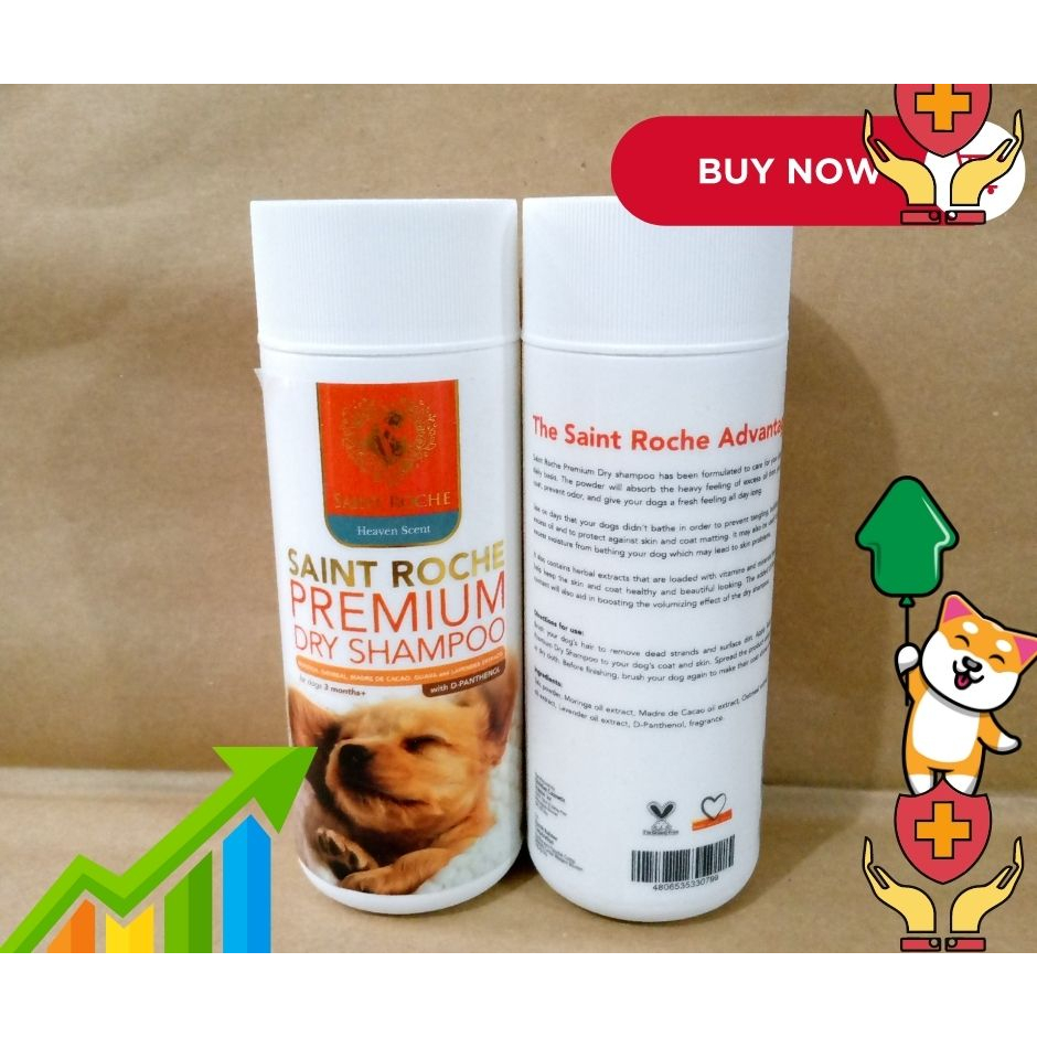 Saint Roche Premium DOG Dry Shampoo Heaven Scent 128g | Shopee Philippines