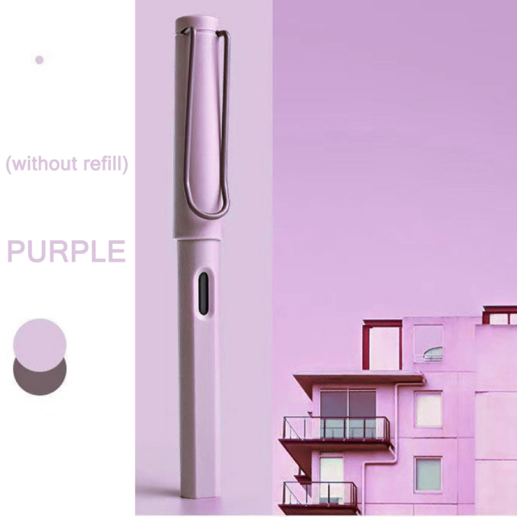 Simple Fountain Pen Replaceable Ink Calligraphy Practice Pen Stationery ...