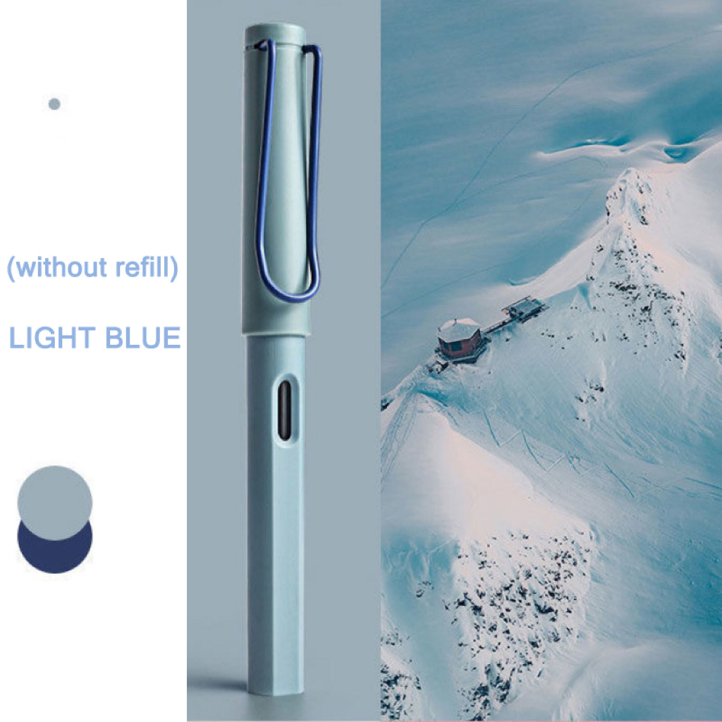 Simple Fountain Pen Replaceable Ink Calligraphy Practice Pen Stationery ...