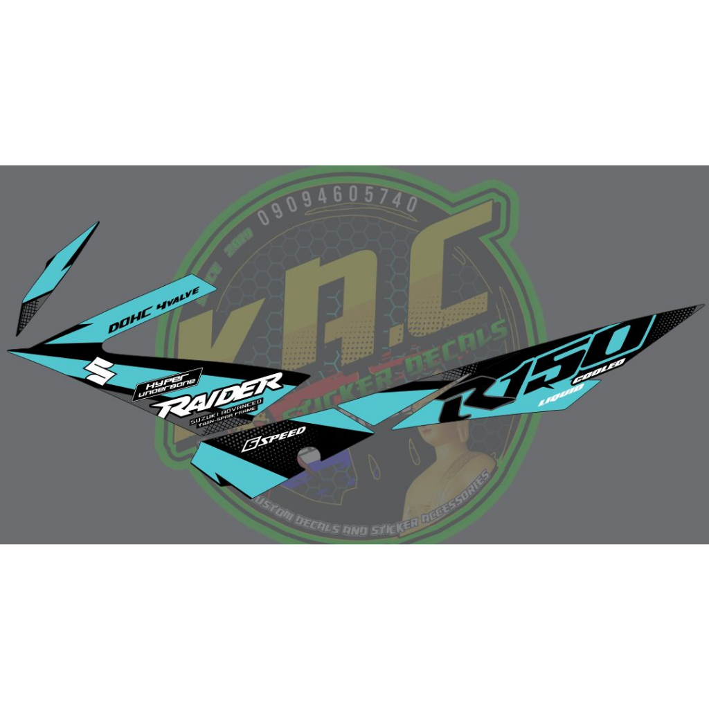 Raider 150 Fi 2022 2023 Decals Sticker | Shopee Philippines