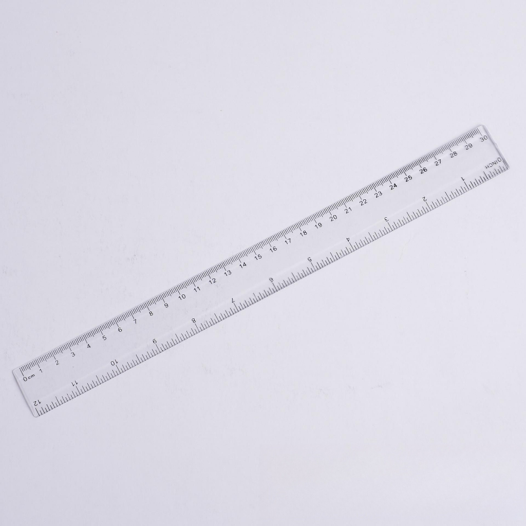 4PCS/Set 30cm Transparent Plastic Ruler Set Ruler Combo Math ...