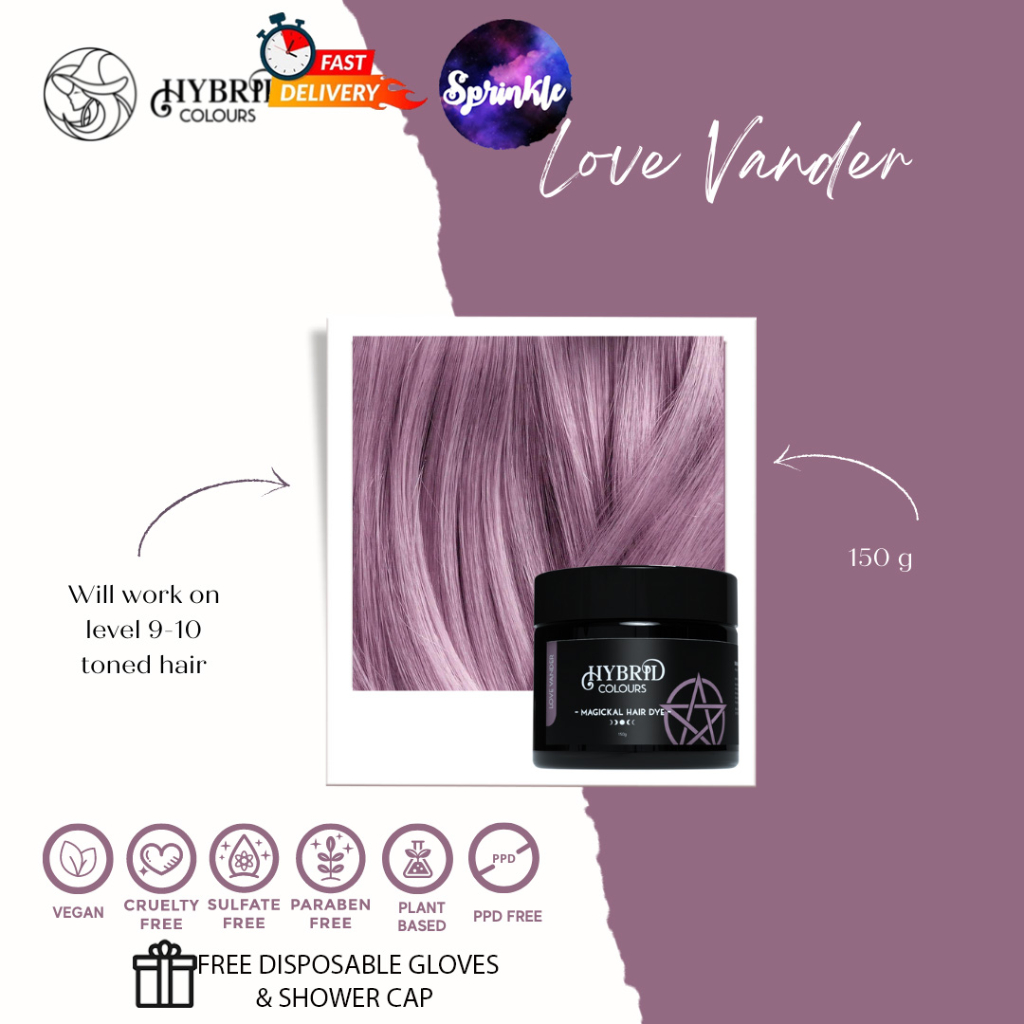 HYBRID COLOURS LOVE VANDER HAIR DYE | Shopee Philippines