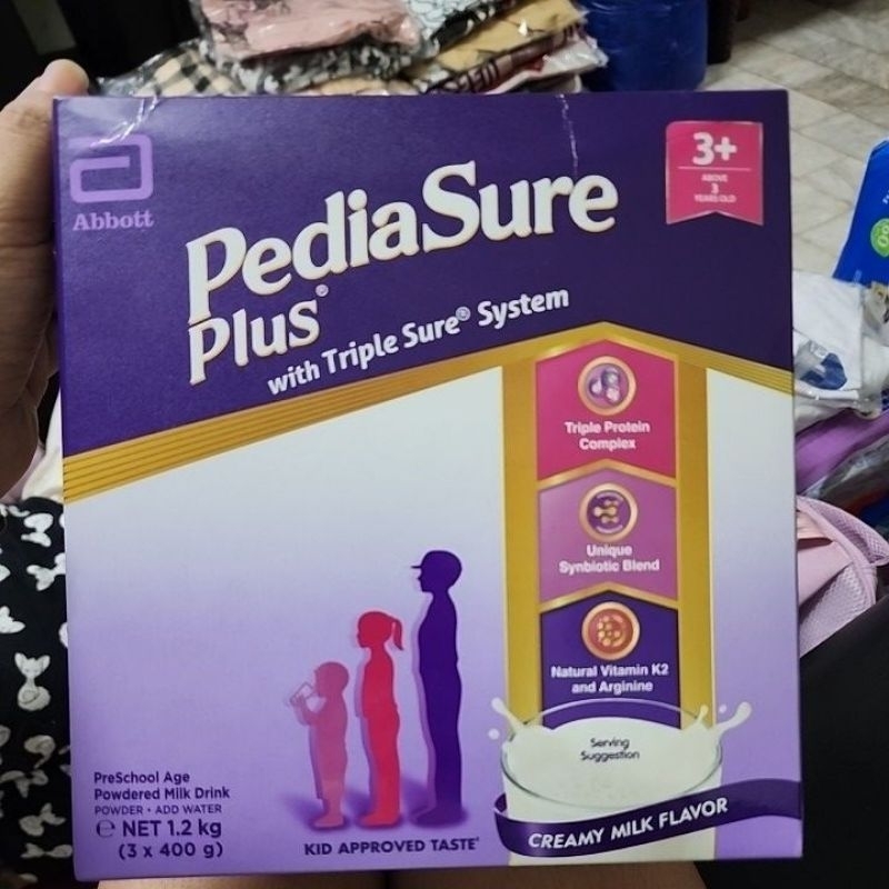 PediaSure Plus 3+ Creamy Milk Flavor 1.2kg | Shopee Philippines