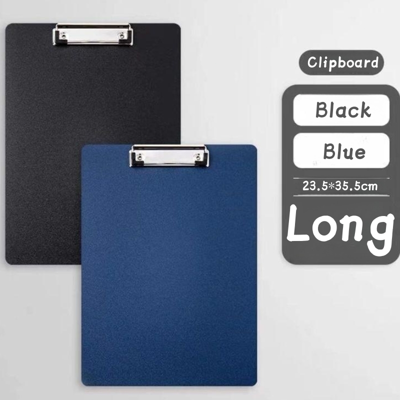 Clip Board Long Clamp Board Writing Sheet Pad Clipboard File Folders ...