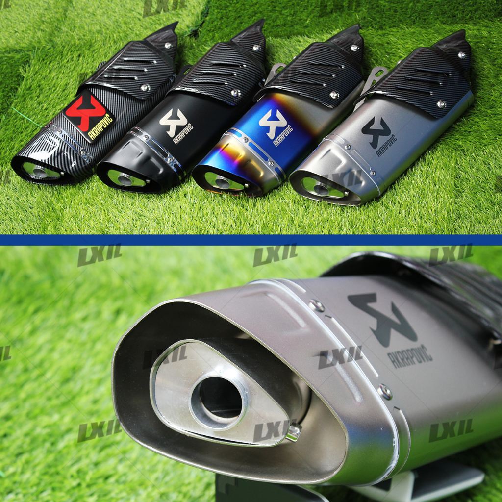 Universal Motorcycle high quanlity exhaust Muffler Akrapovic M1 with ...