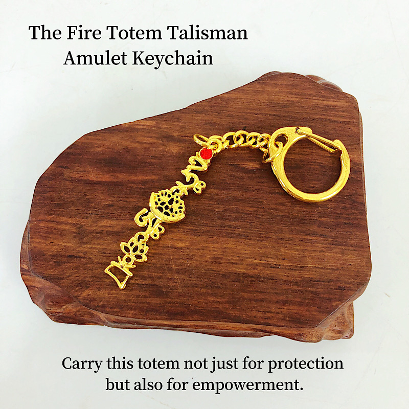 Fengshui The Fire Totem Talisman Amulet Keychain | Shopee Philippines