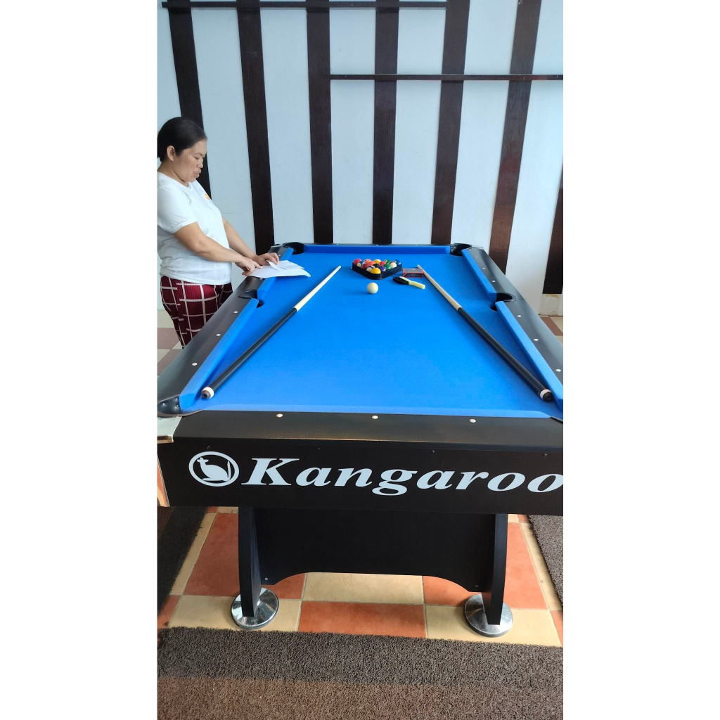4X7Ft. KANGAROO JR. SIZE AUTOBALL MDF BILLIARD TABLE / MESA NG BILYARAN ...
