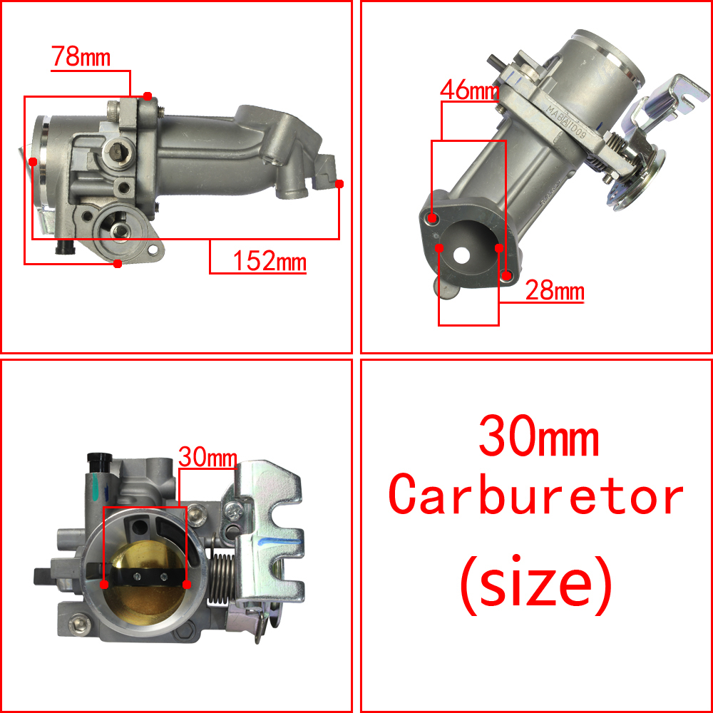 KENADA Throttle Body Click125 Click150 Vario 150 PCX PCX150 (28, 30, 32 ...