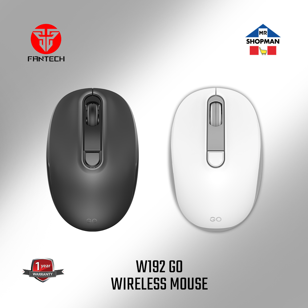 Fantech W192 Go Black / White Wireless Mouse | Shopee Philippines