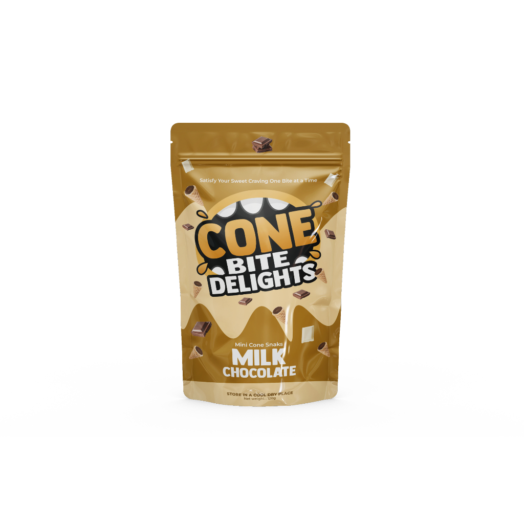 CONE BITE DELIGHTS Cone Tip Bite-size Snack 120g 12- 14pcs per pack ...