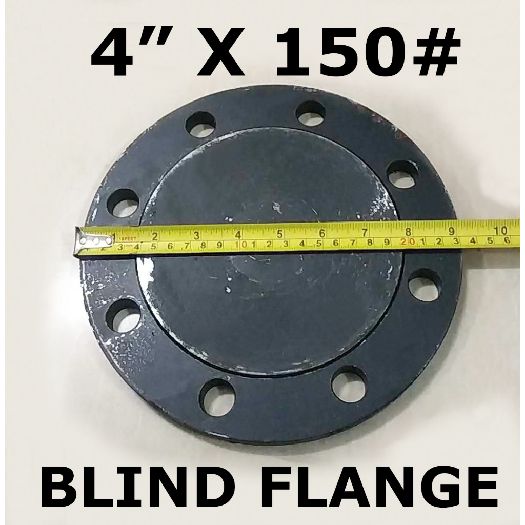 BI BLIND FLANGE 4" X 150# ASTM BLACK IRON === BLIND | Shopee Philippines