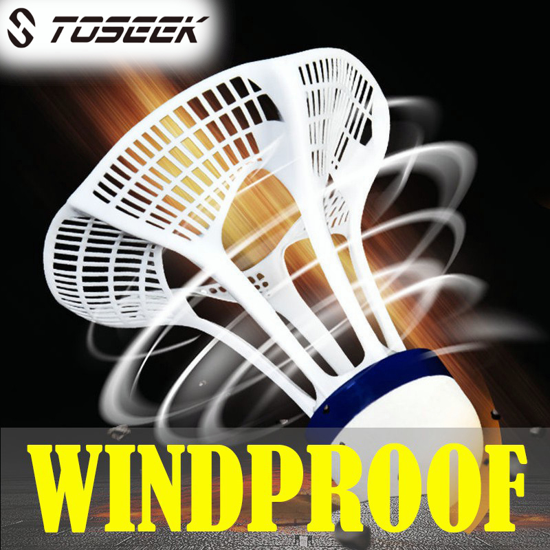 TOSEEK AirShuttle Outdoor Twist Windproof Plastic Nylon Shuttlecock ...
