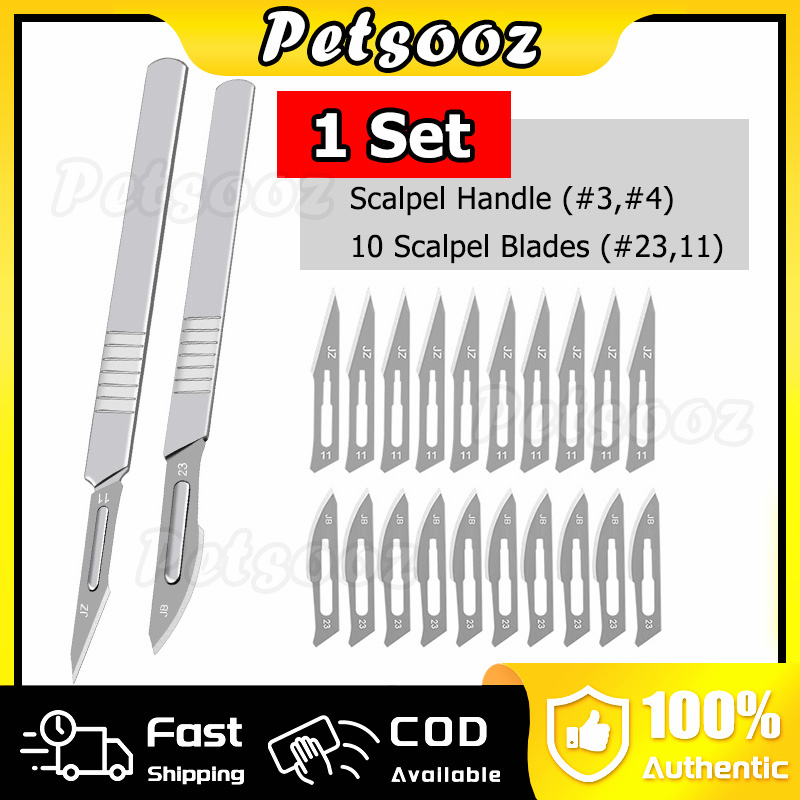Pig castration tools Stainless scalpel knife 10Pcs 11# 23# castration blades for piglets ...