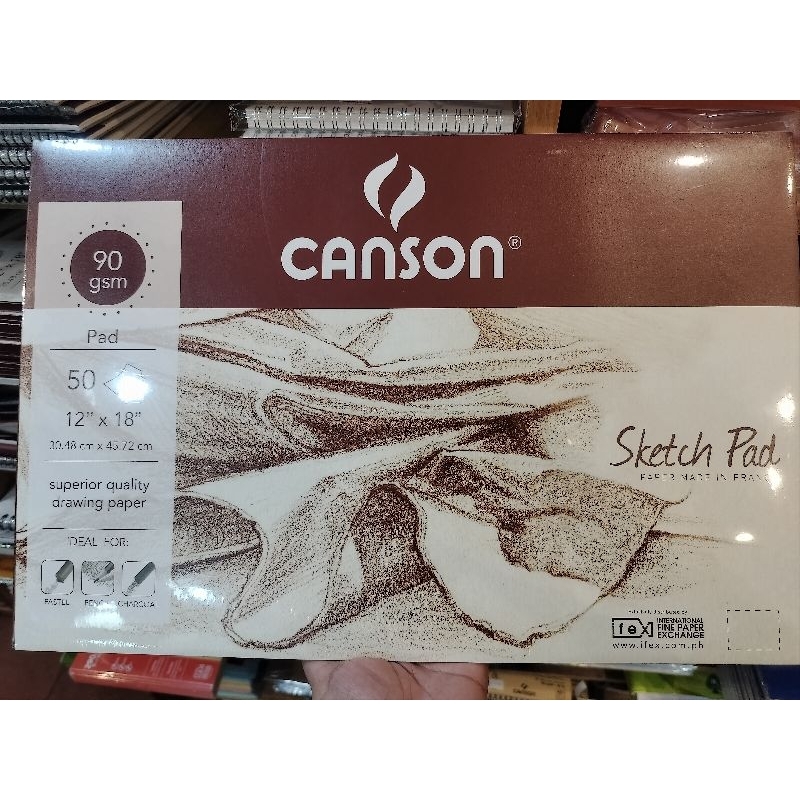 Canson Sketchpad 90gsm 9x12", 12x18" | Shopee Philippines