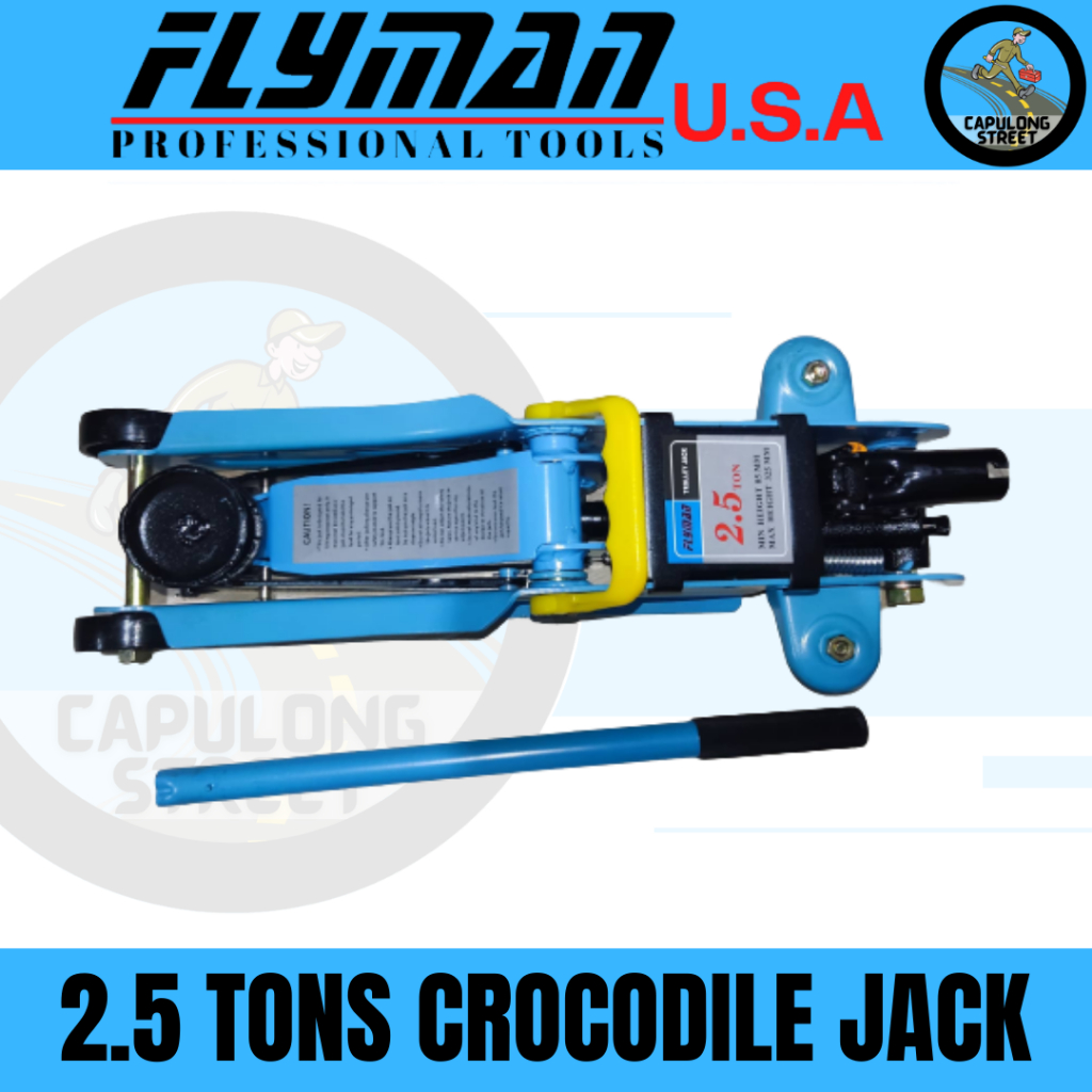 Capulong Street Flyman USA 2.5 Tons Floor Jack / Crocodile Jack Lifting ...