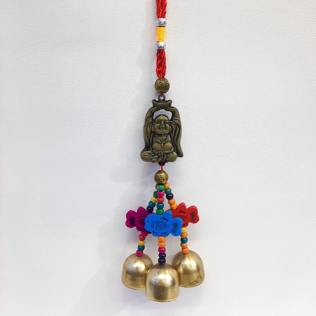Good luck charm door hanging charms with bells window charms cat pixiu ...