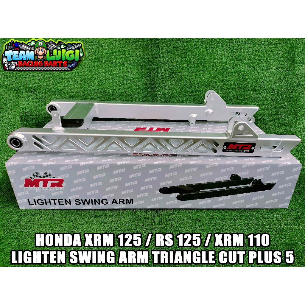 MTR LIGHTEN SWING ARM TRIANGLE CUT PLUS 5 INCHES FOR HONDA XRM 125 / RS ...