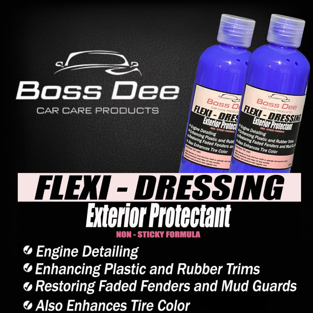 Boss Dee Flexi-Dressing Exterior Protectant For Car and motorcycle ...