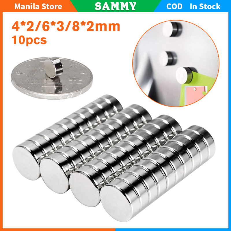 10pcs Strong Round Disc Magnets Rare Earth Neodymium Magnet | Shopee ...
