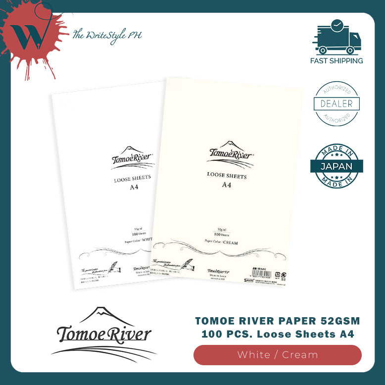 Tomoe River Paper 52GSM Loose Sheets 100 Pack (A4) | Shopee Philippines