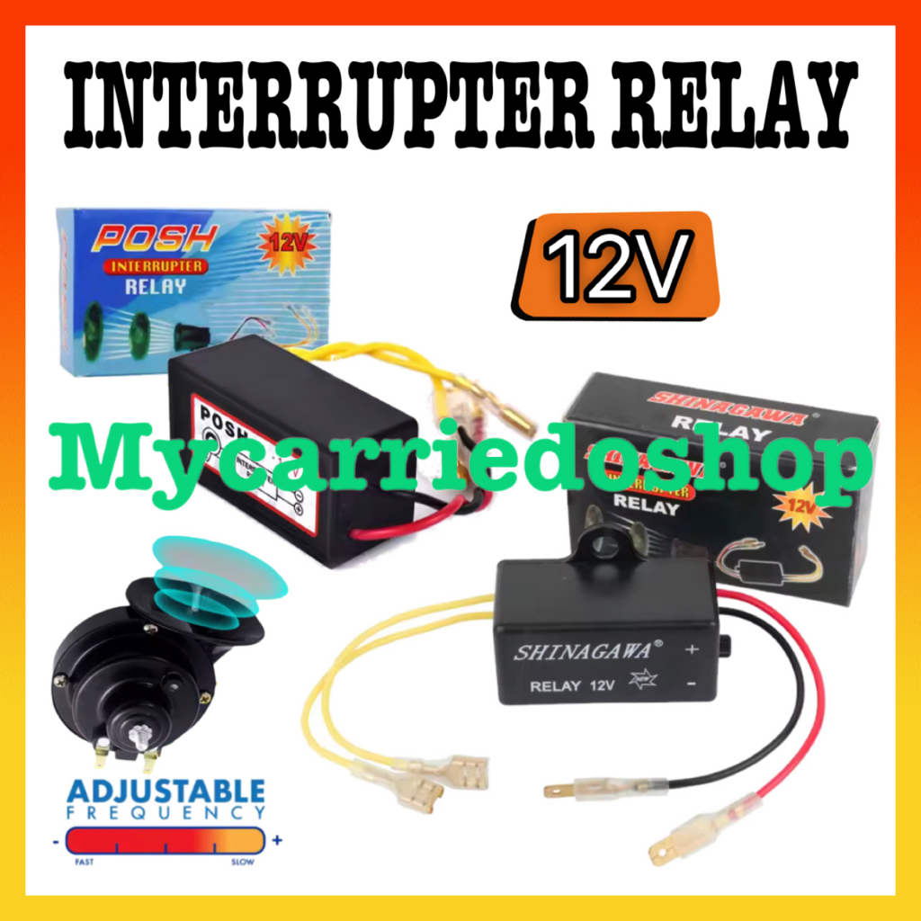 Horn Relay Interrupter 12V Universal Interrupter Relay for All ...