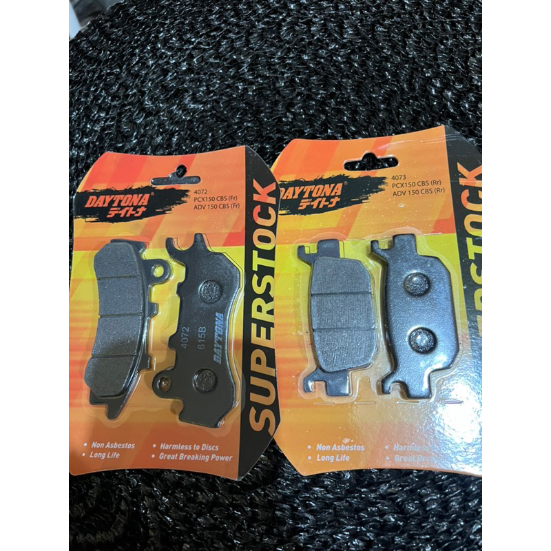 Daytona Super Stock 4073 front Rear PCX 160, PCX 150, ADV 150 Type ABS ...
