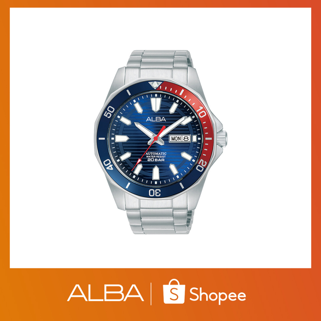 ALBA Philippines AL4455X1 Blue Dial Stainless Steel Strap Men's ...