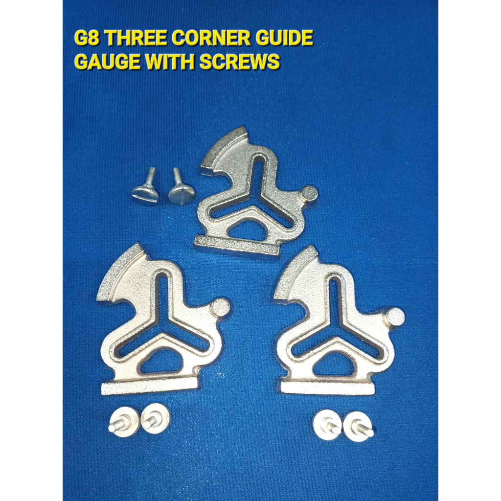 GUIDE G8 THREE CORNER GAUGE WITH SCREW FOR SEWING MACHINE | Shopee ...