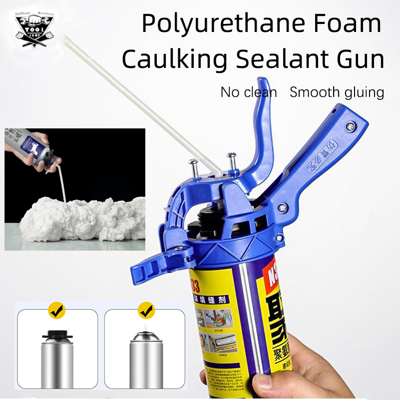 PU Foam Spray Caulking Gun Silicon Sealant Caulking Sealant Gun Fills ...