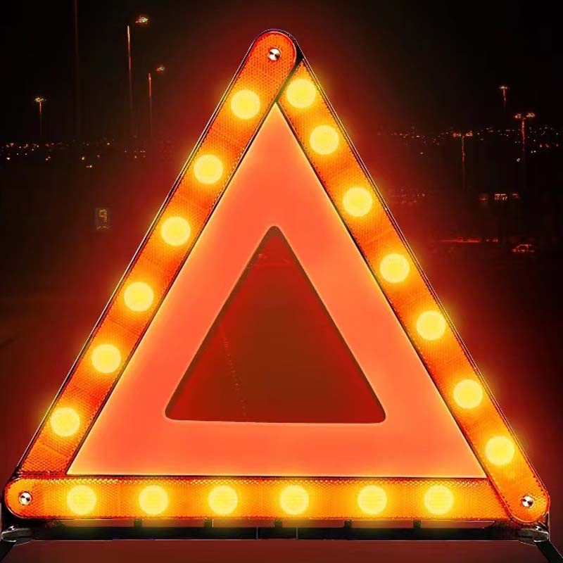 Car Vehicle Emergency Breakdown Warning Sign Triangle Reflective Road ...